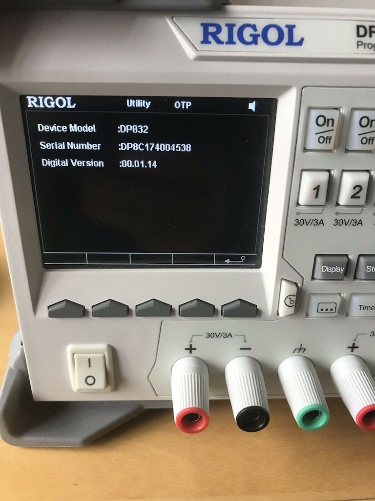 ***SOLD*** Used Rigol DP832 Triple Output Power Supply (UK) - Page 1